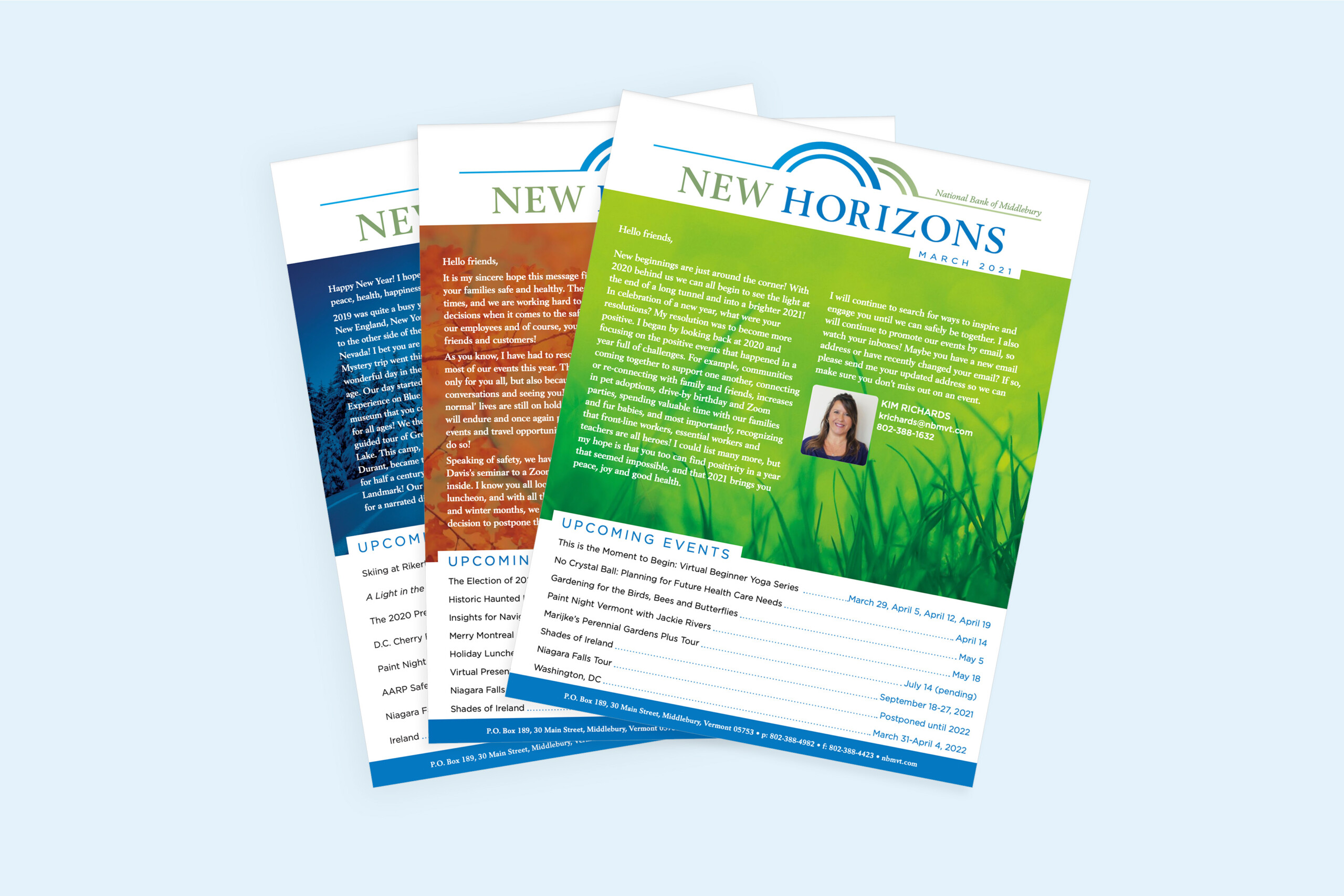 Past Newsletters - National Bank of Middlebury